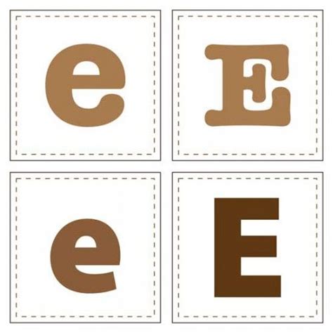 Brown E Prank Printable Printable Templates