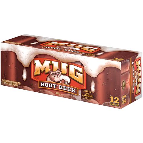 Mug Root Beer Soda Pop 12 Fl Oz 12 Pack Cans Walmart Business Supplies