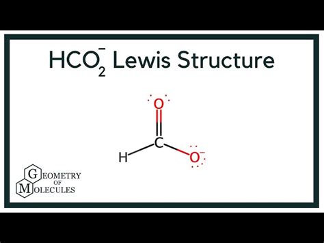 Formate Ion Lewis Structure