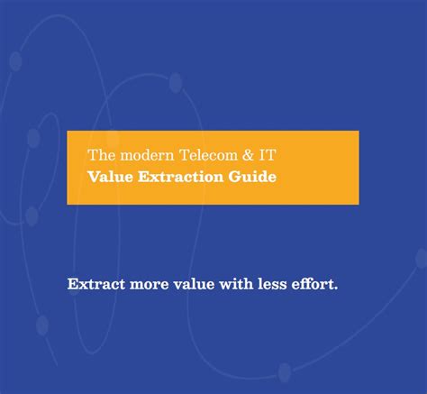 The Modern Telecom And It Value Extraction Guide Thinking Machine Blog