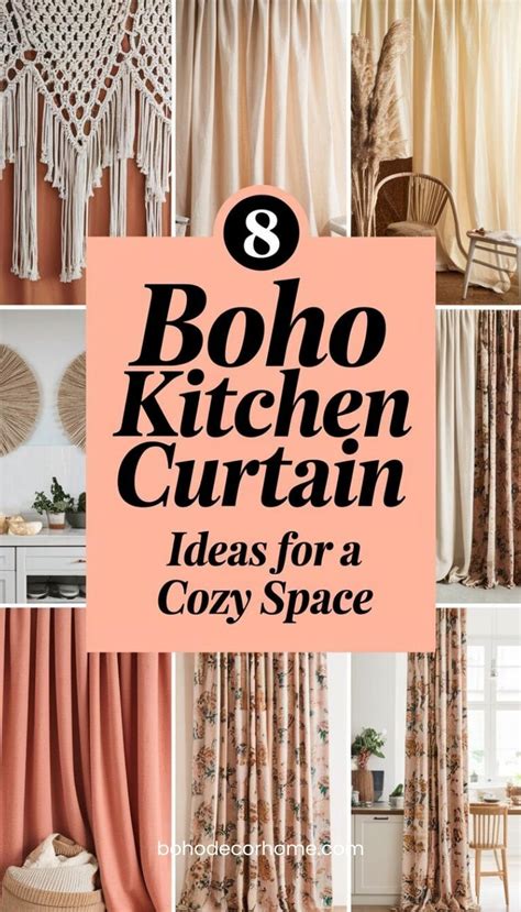 8 Boho Kitchen Curtain Ideas For A Cozy Space Boho Kitchen Curtains