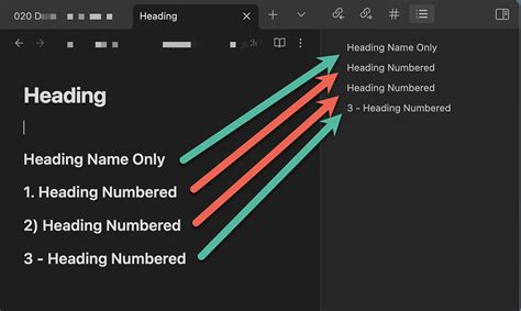 Headings With Numbers Miss In Toc Outline Of Heading Bug Graveyard