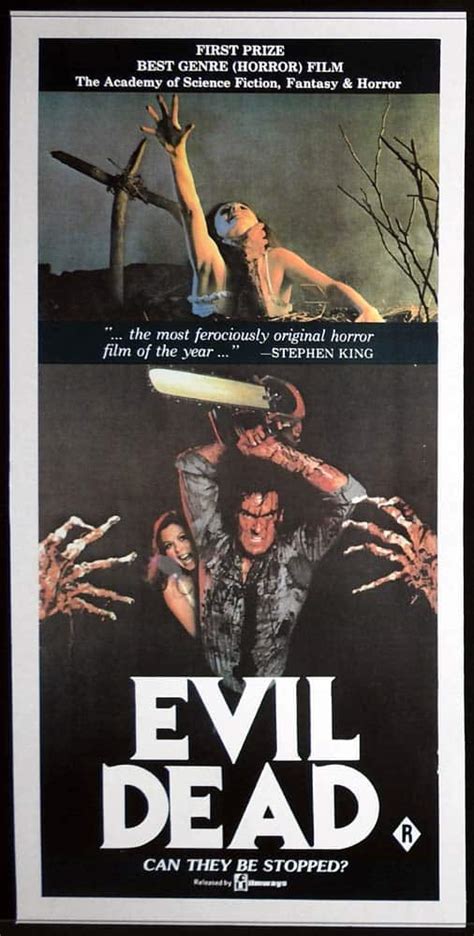 The Evil Dead Original Linen Backed Daybill Movie Poster Moviemem