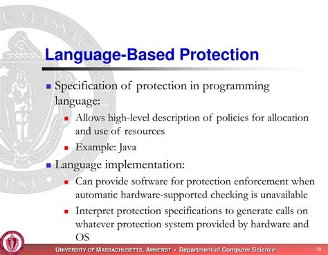 Ppt Operating Systems Cmpsci 377 Lecture 22 Protection And Security