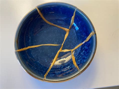 Small Japanese Kintsugi Bowl Etsy