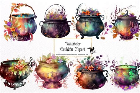 Witch Cauldron Clipart