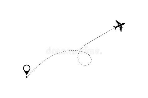 Route Icon Two Points With Dotted Path And Location Pin Route Location Icon Two Pin Sign And