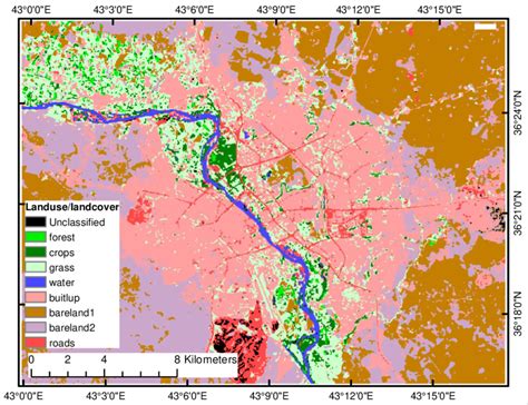 Supervised Classification Of Lulc Using Landsat8 Acquired At Supervised Classification Of Lulc Using Landsat8 Acquired At