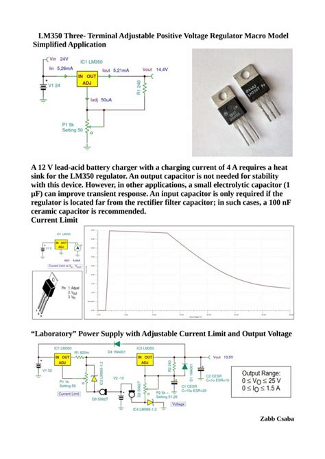 Lm350 Spice Model Fotoelektronika