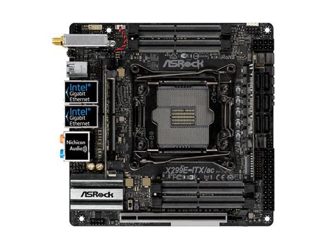News Asrock Unveils The X E Itx Ac Mini Itx X Quad Channel Memory Sff Network