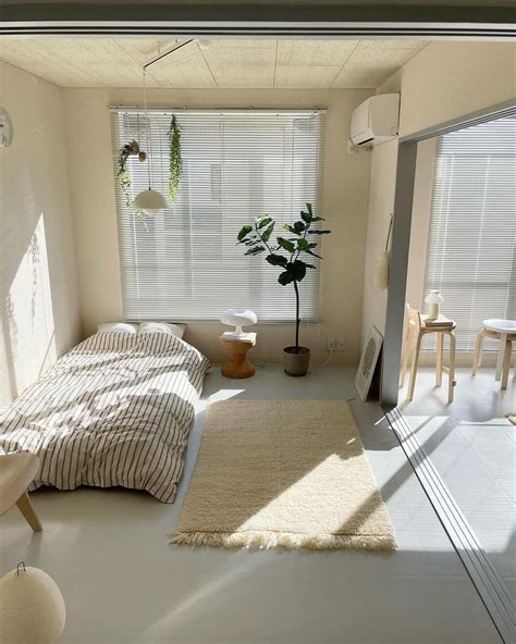 Cozy Bedroom Nook With Desk And Chair Korean Minimalist Room