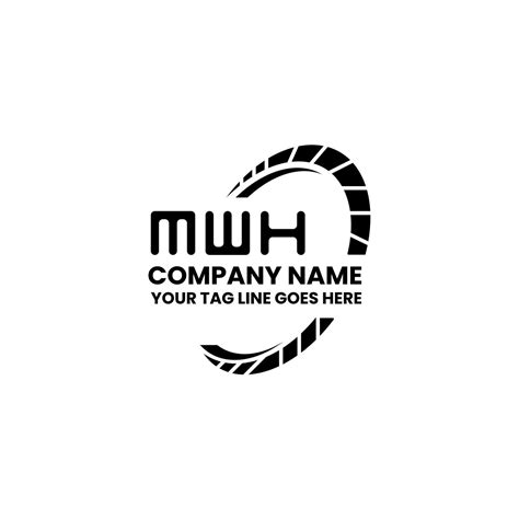 Mwh Letter Logo Creative Design With Vector Graphic Mwh Simple And Modern Logo Mwh Luxurious