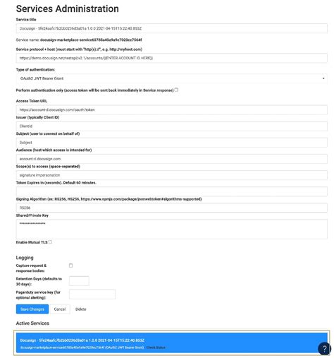 DocuSign Workflow Integration Template
