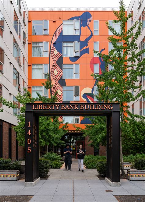 Liberty Bank Building Evergreen Sign Co