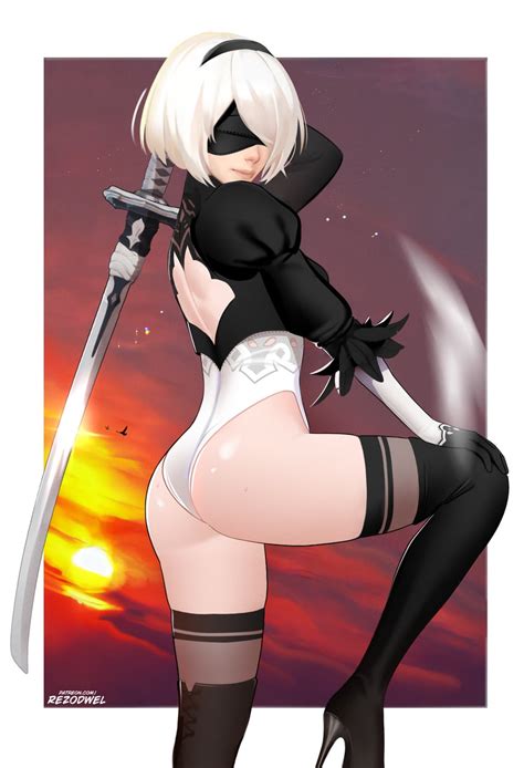 Yorha No Type B Nier And More Drawn By Rezodwel Danbooru