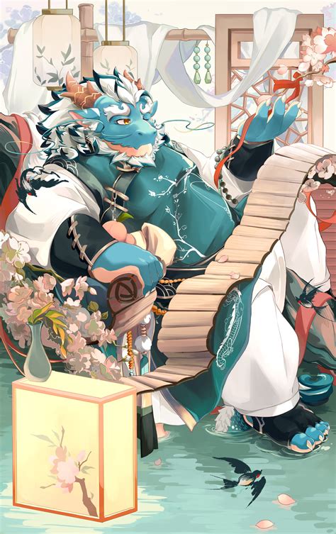 Qinglong Tokyo Afterschool Summoners Drawn By Hechaxianzhi Danbooru