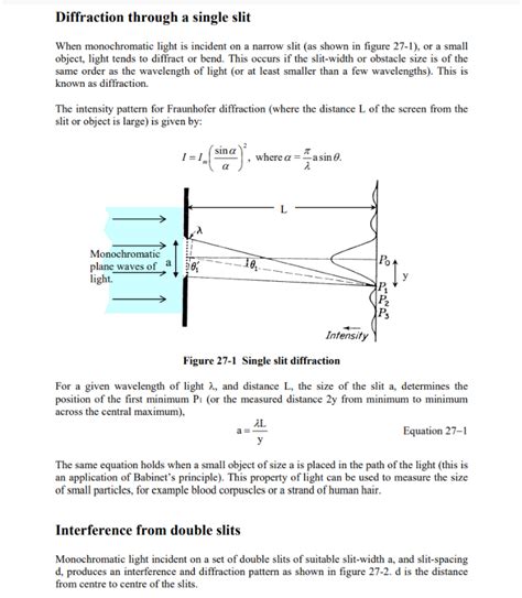 Solved Part A 2 Sketch The Diffraction Pattern Indicate