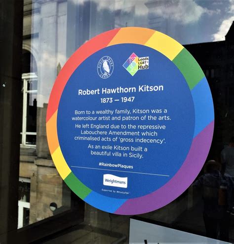 Rainbow Plaque 9 Artist Robert H Kitson Leeds Civic Trust