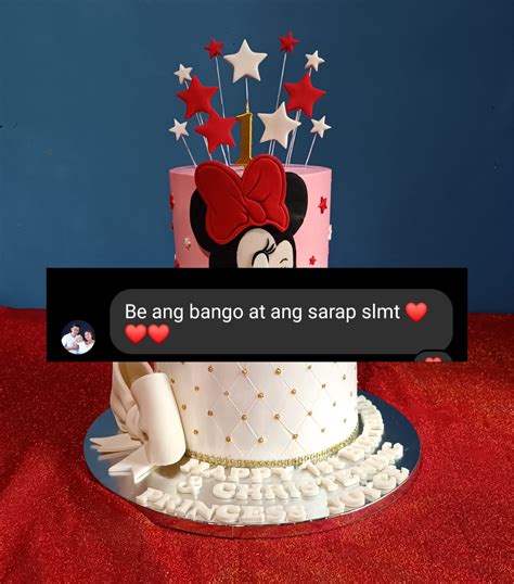 Mini Mouse Theme Cake For Her 1st Kitchen Addiction Facebook