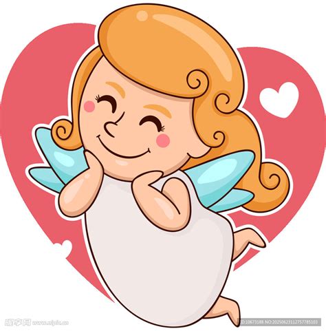 可爱小天使设计图 图片素材 其他 设计图库 昵图网