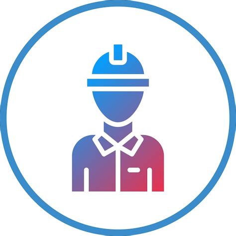 Premium Vector Worker Icon Style