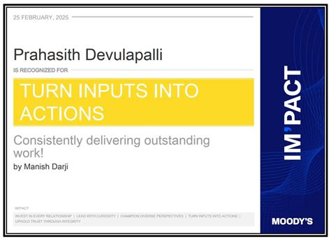 I Am Truly Humbled To Receive This Award From Moodys Ratings A Heartfelt Thank You To My