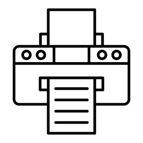 Printer Icon Premium Vector