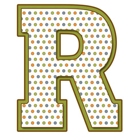 Letras MayÚsculas Para Imprimir De Bolitas De Colores Letras