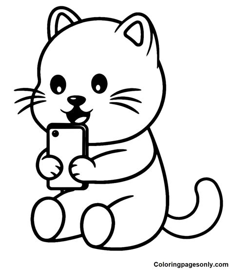 Selfie Para Colorear 1 Y Pintar Imágenes Para Dibujar Gratis