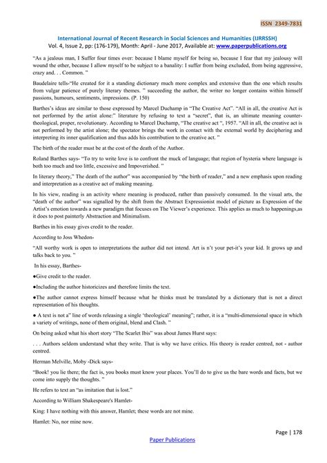 The Death Of The Author By Roland Barthes Pdf