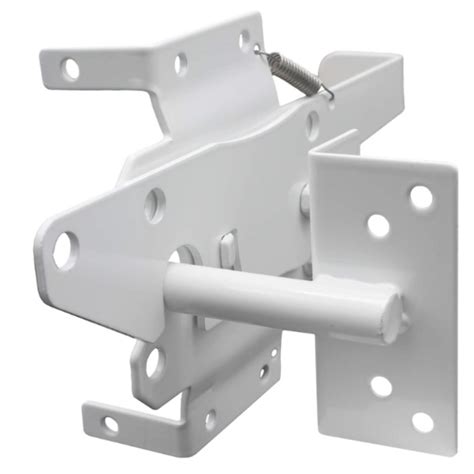 Vinyl Fence Steel Gate Latch White Fence Material