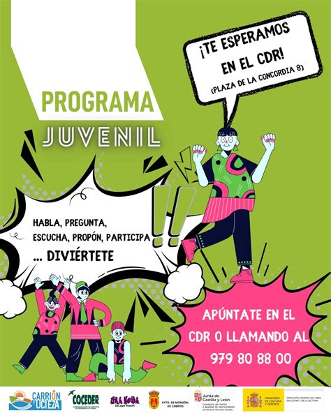 Actividades Enero Programa Juvenil Centro De Desarrollo Rural Carrion Y Ucieza