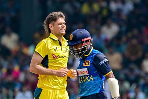 Aaron Hardie Continued His Good Start With The Wicket Of Kusal Mendis