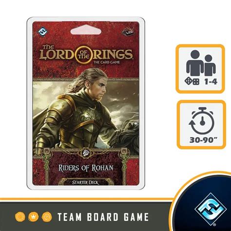 The Lord Of The Rings Lcg Riders Of Rohan Starter Deck Team Board Game