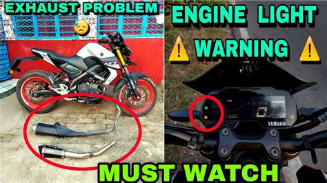 Mt15 Engine Check Light Warning Problem In My Yamaha Mt15 😓 Youtube