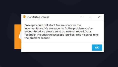 Error Starting Enscape Revit Enscape