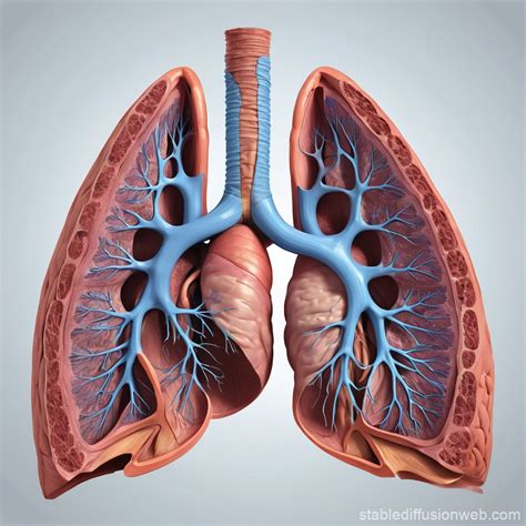 Lung Anatomy Diagram Stable Diffusion Online