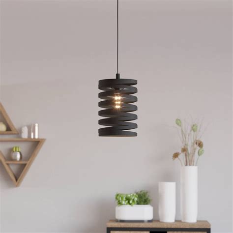 Cremella Pendant Light Ø 18 Cm Black Steel Uk