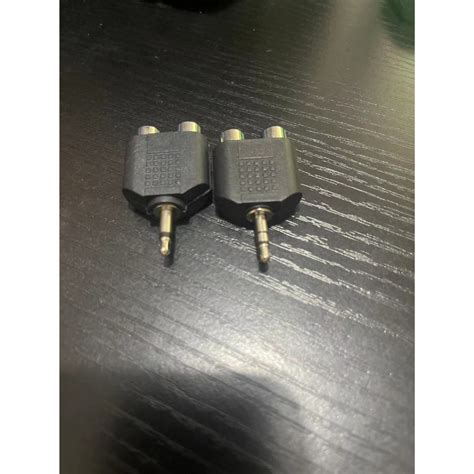 35mm Jack Stereoand Mono Male To 2 Rca Plug Female Adapter Mf Y