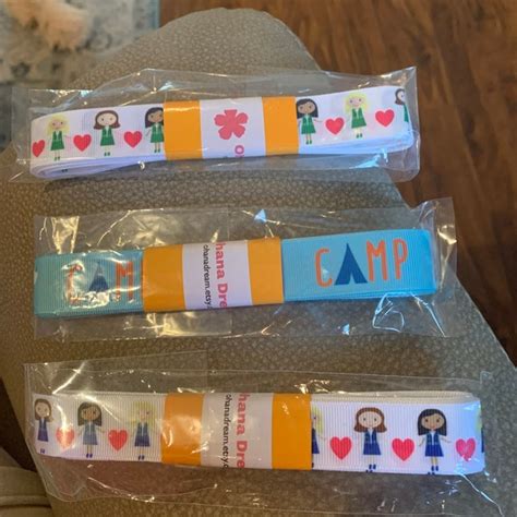 Daisy Scout Ribbon 78 Grosgrain Ribbon Scouting Ribbon To Make Hair Bows Troop Craft Etsy