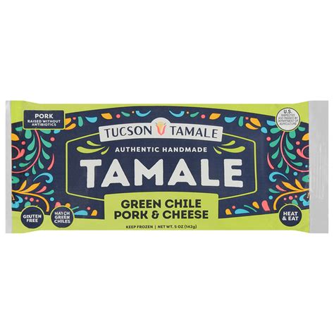 Tucson Tamale Tamale Green Chile Pork And Cheese 5 Oz Delivery Or