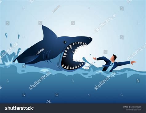 Shark Attack Clip Art Shark With Open Mouth Clip Art Clipart Vector