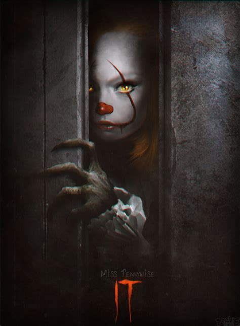 Miss Pennywise By Zombiegerbil On Deviantart Es Pennywise Gruselige