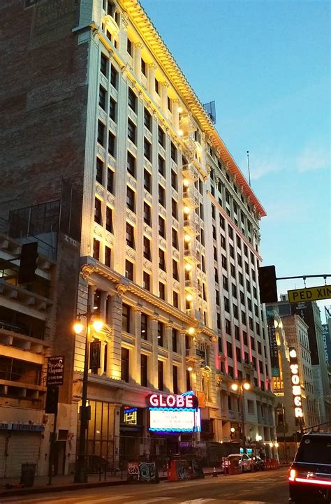 Los Angeles Theatres Globe Theatre Recent Exterior Views