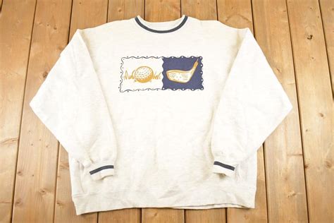Vintage 1990s Jansport Golf Heavyweight Souvenir Crewneck Sweatshirt