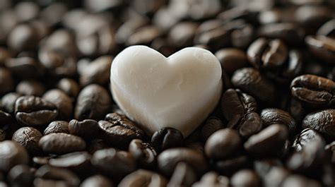 Texture Of Background With Roasted Coffee Beans Coffee Seed Coffee