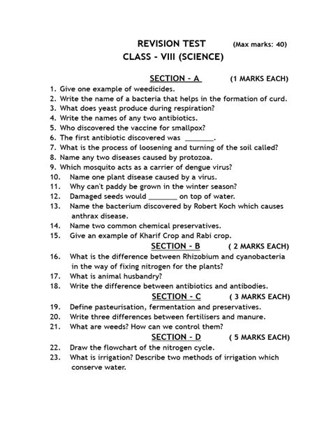 Science Ch 1and2 Rt Class 8 Pdf