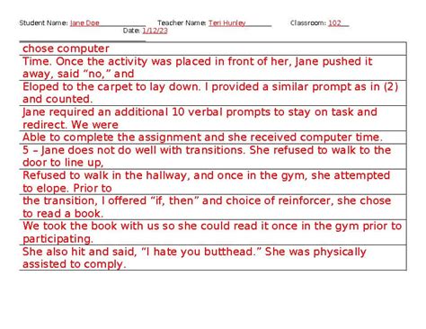 Baseline Data Collection Sheet 15 Activity Editable By Abc Inc