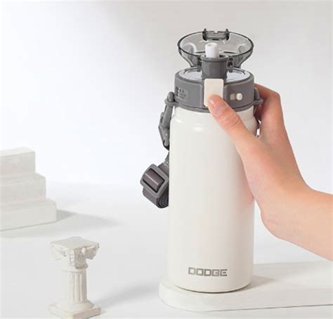 Dodge 600ml 800ml Slim 316ss Stainless Steel Vacuum Flask Thermos Water Cup C W Strap Shopee