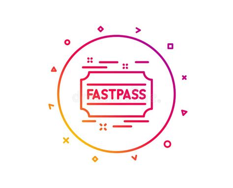 Fastpass Button Stock Illustrations 74 Fastpass Button Stock